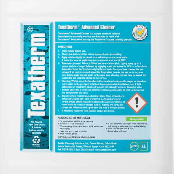 Texatherm Advanced Cleaner 5ltr | Texatherm Systems